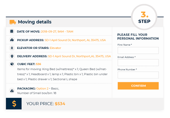 Instant Moving Quote Calculator | Cost Estimates | Movers Development